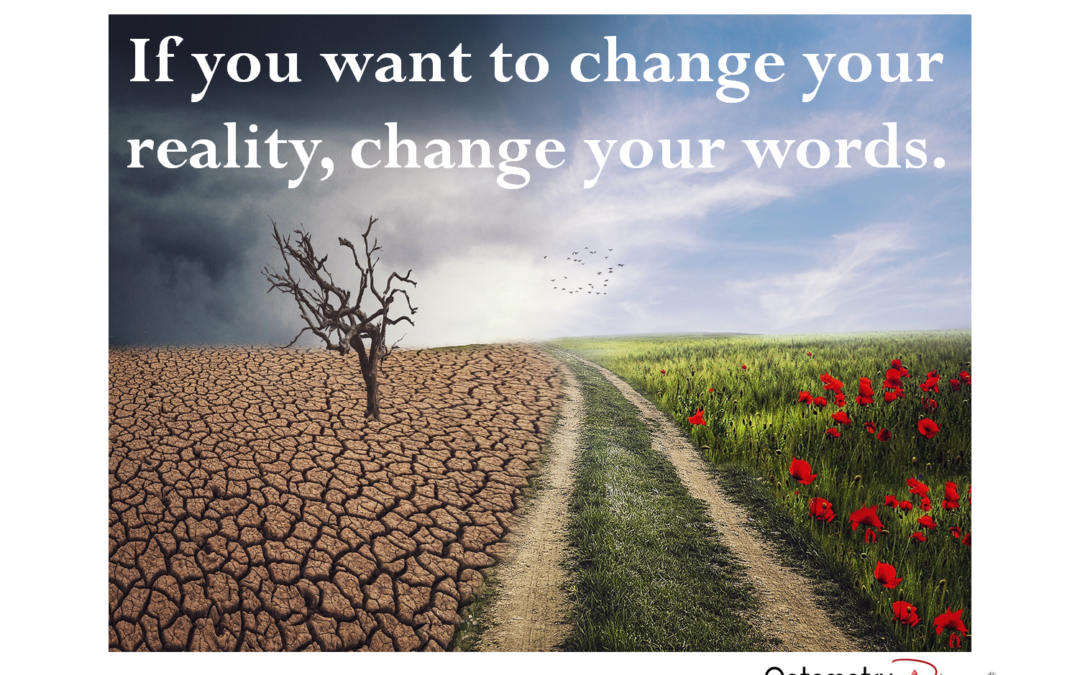 Your Words Create Your Reality - Optometry Divas