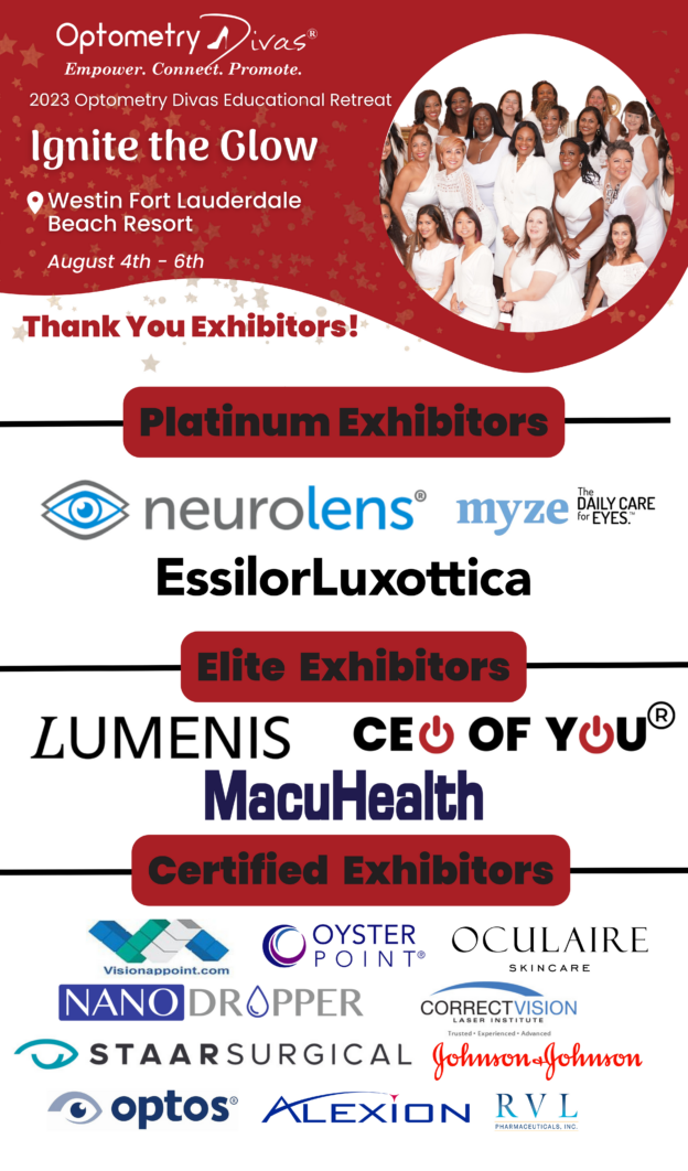2023 Educational Retreat Exhibit - Fort Lauderdale, FL - Optometry Divas