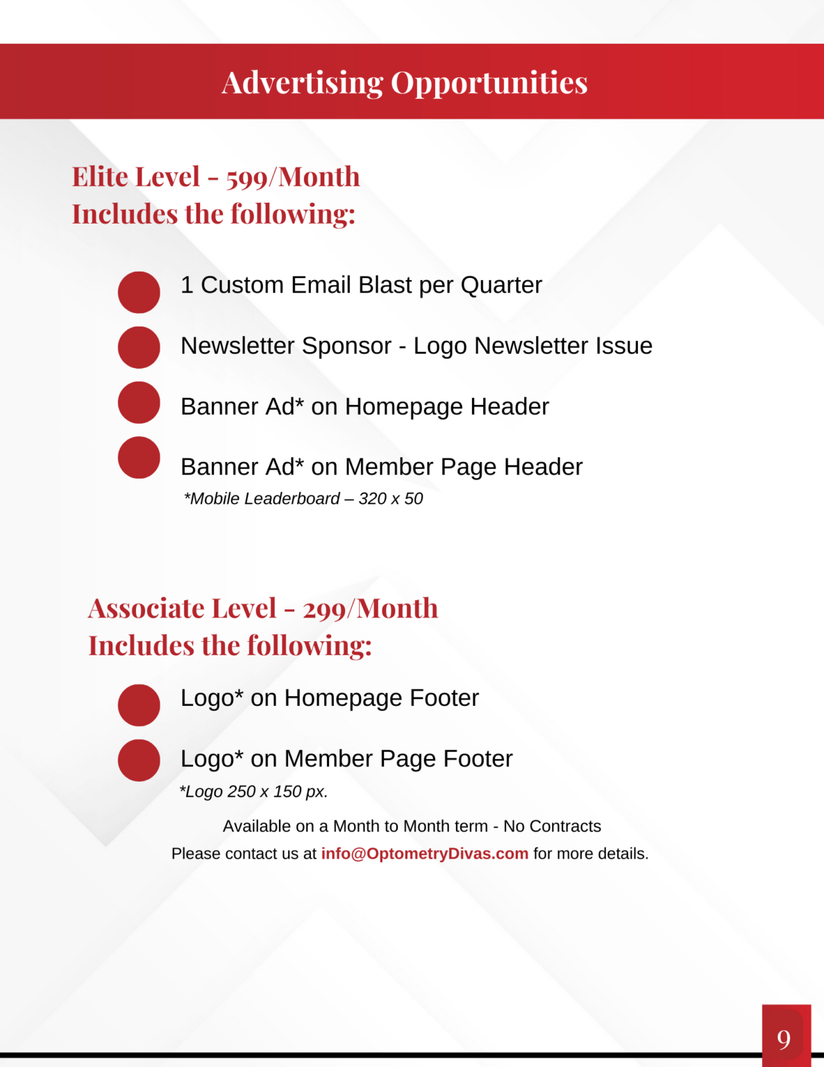 Advertisement - Optometry Divas